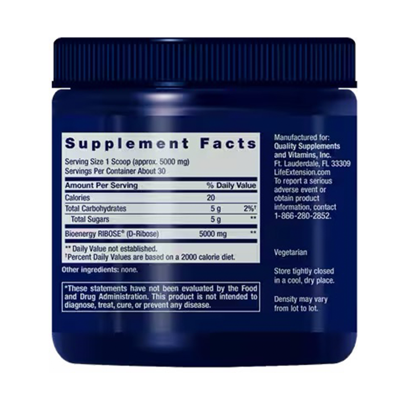 D-Ribose Powder | Arrive Nutrition Center