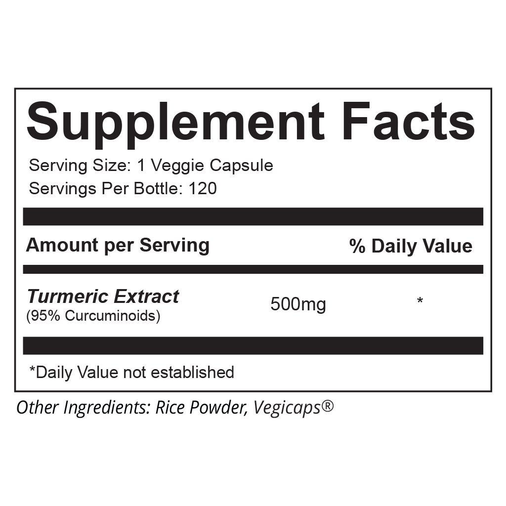 Simple Supplements - Turmeric 95% Curcumin Extract | Arrive Nutrition ...
